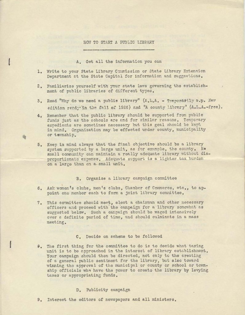 Just for Fun: 22 Steps to Build Your Own Public Library – American ...