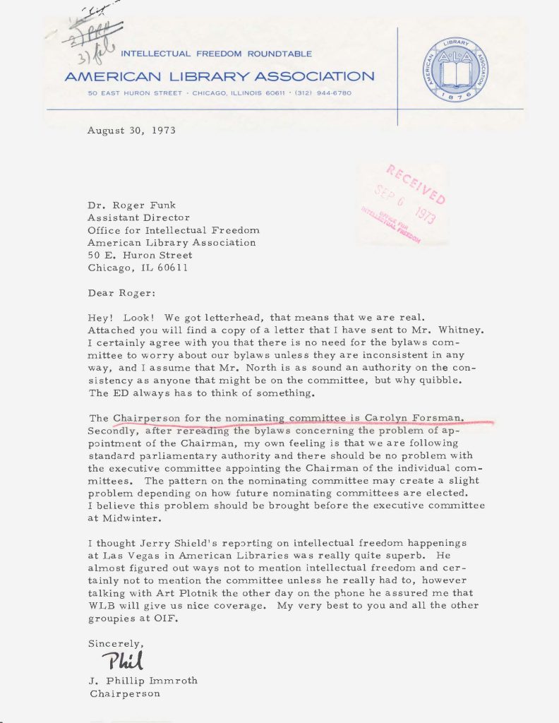 Exhibit: ALA and Intellectual Freedom – American Library Association ...