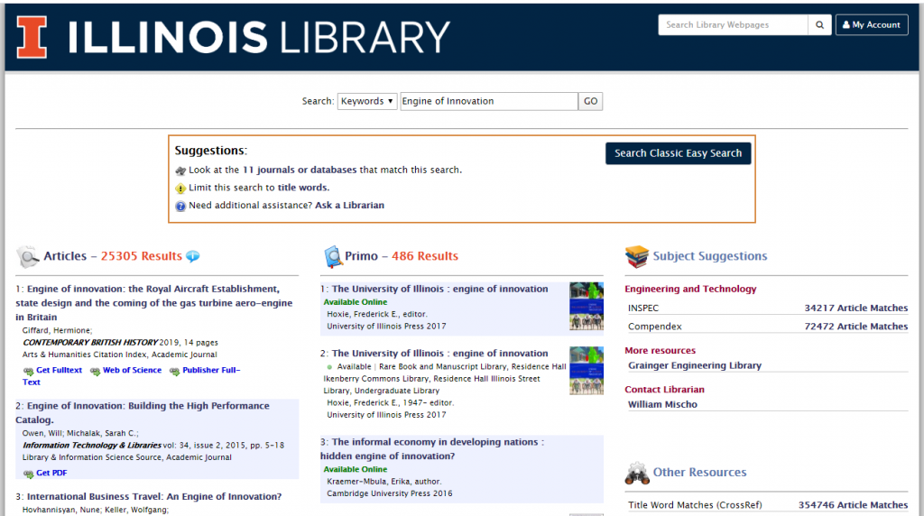 Discovery Services – General Information | General Information ...
