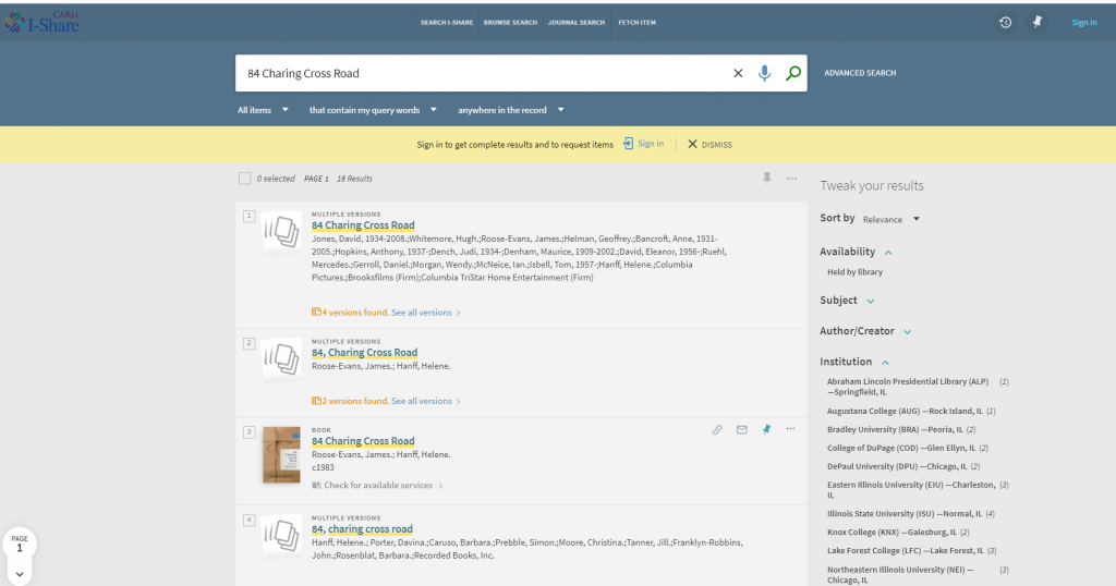 Discovery Services – General Information – General Information – U of I ...