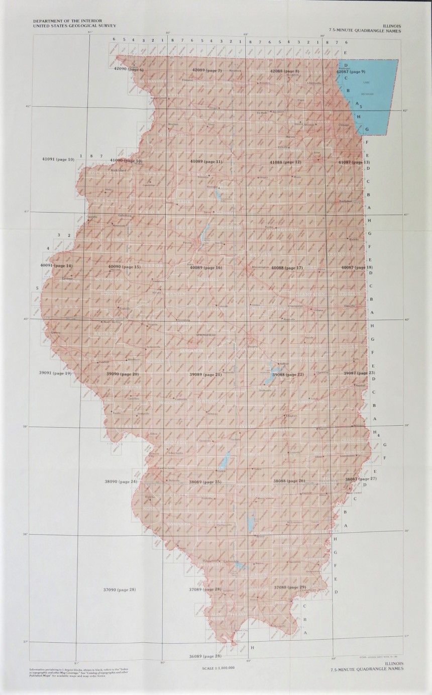 Topographic Maps — Books and Indexes – Map Library – U of I Library