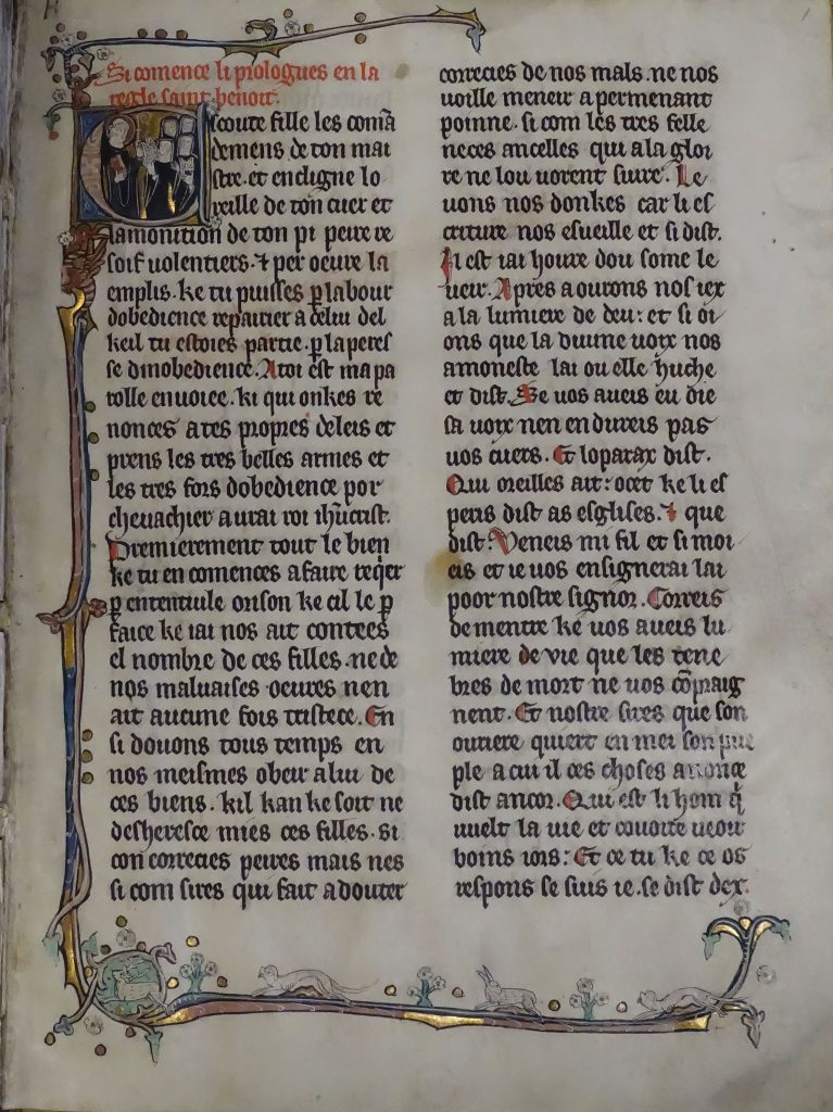 The Rule of Saint Benedict – Rare Book and Manuscript Library – U of I ...