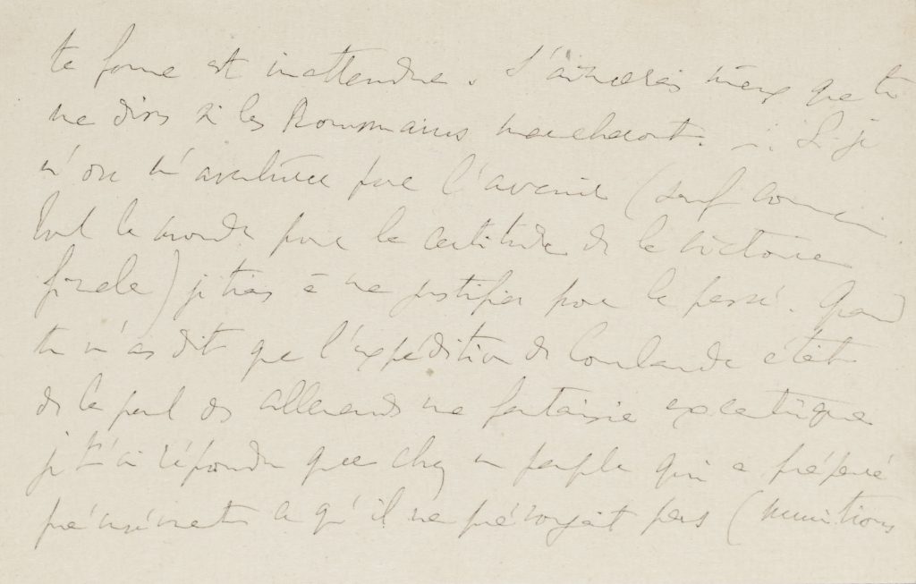 Letter from Marcel Proust to Antoine Bibesco, [c. 9 September 1915] – Rare Book and Manuscript ...