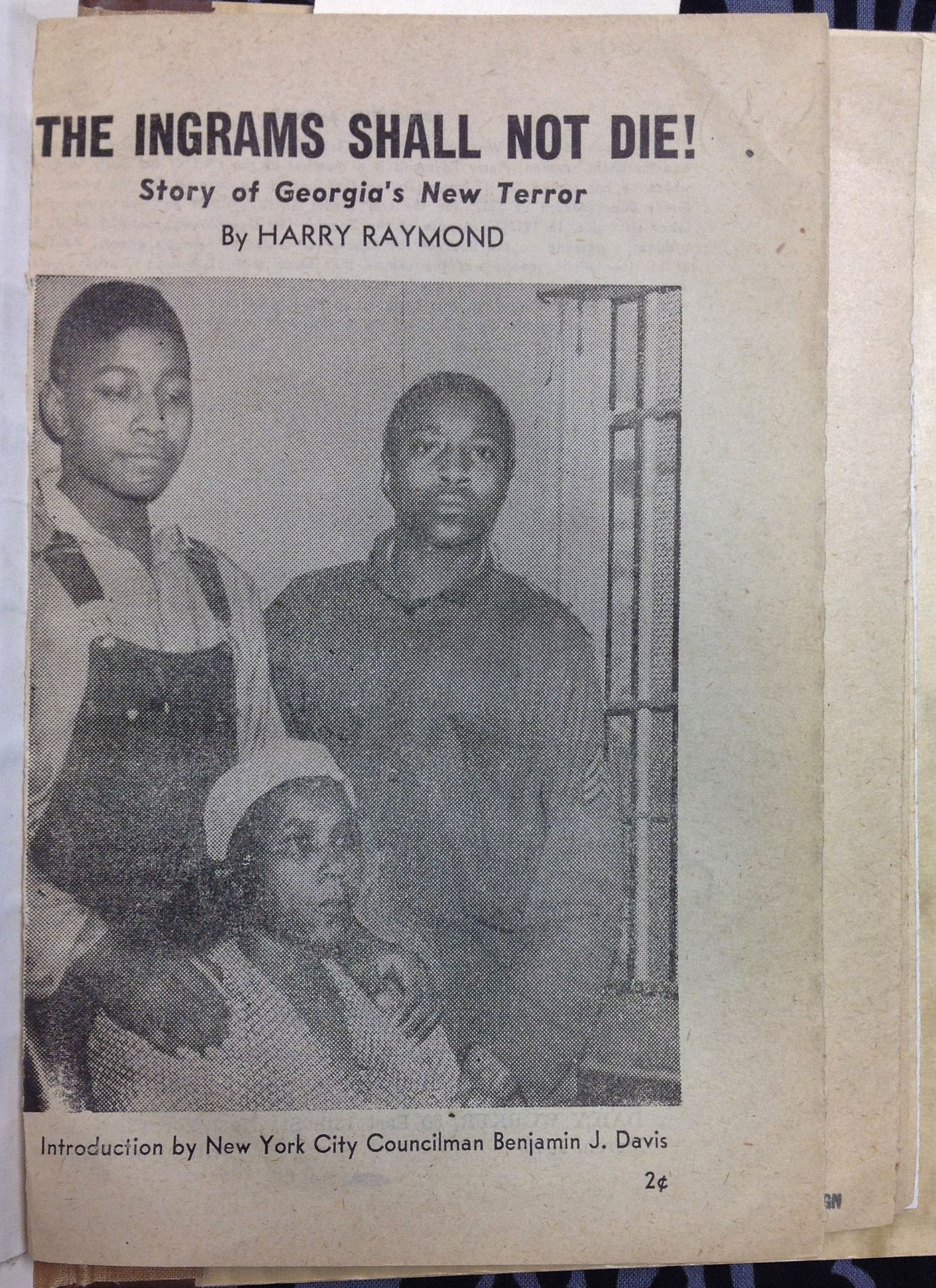 Rosa Lee Ingram and Black Feminist Organizing – Rare Book and ...