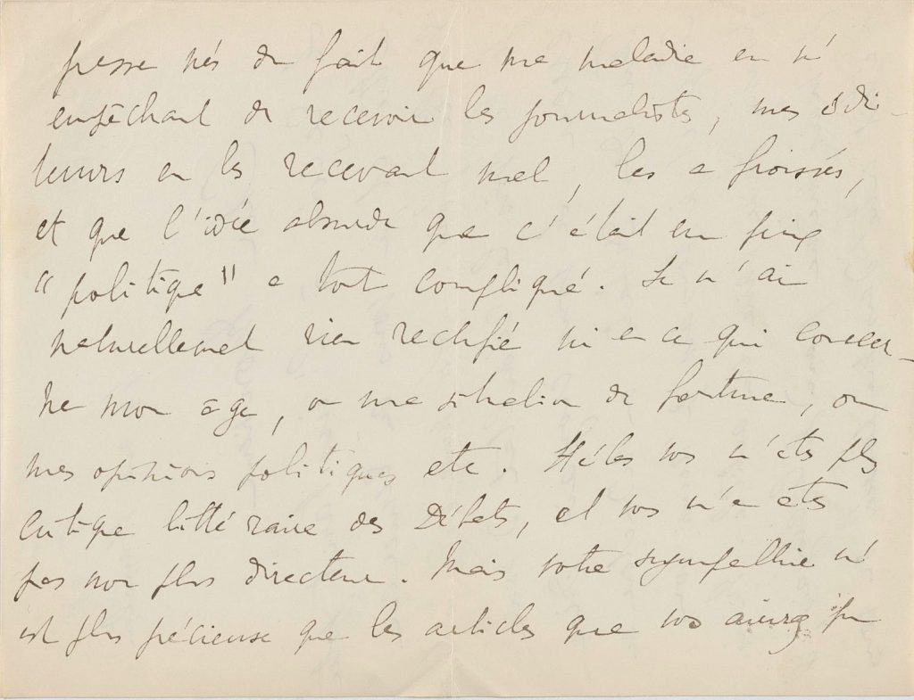 Many ways of reading a Proust letter – Rare Book and Manuscript Library ...