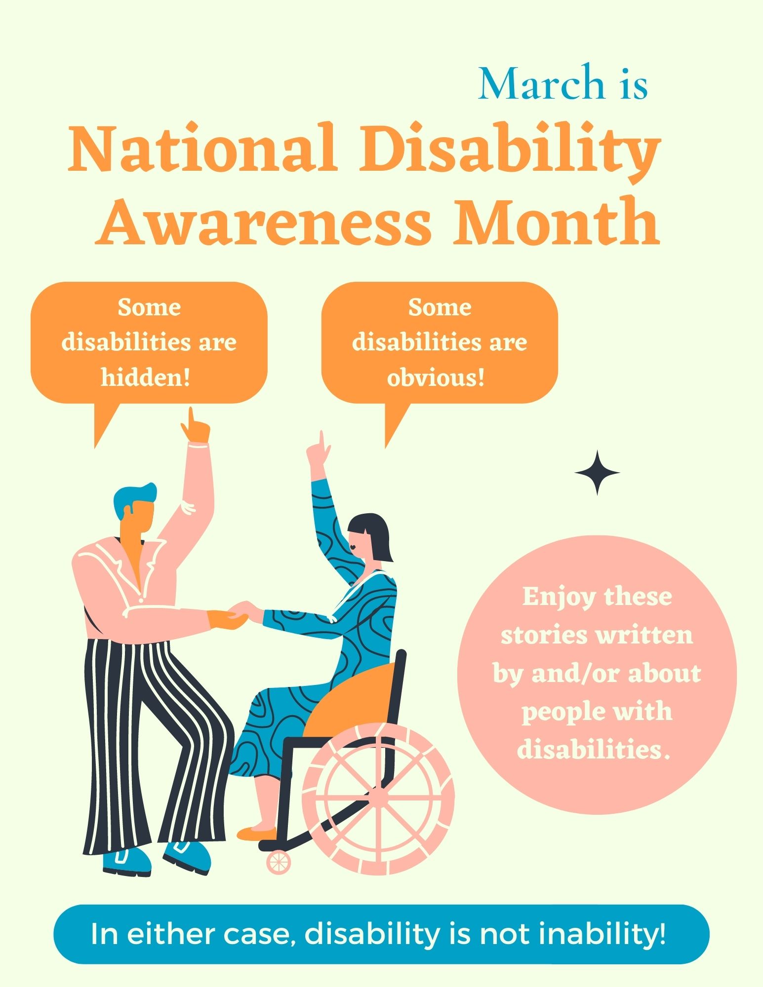 March is Disability Awareness Month – University High School Library ...