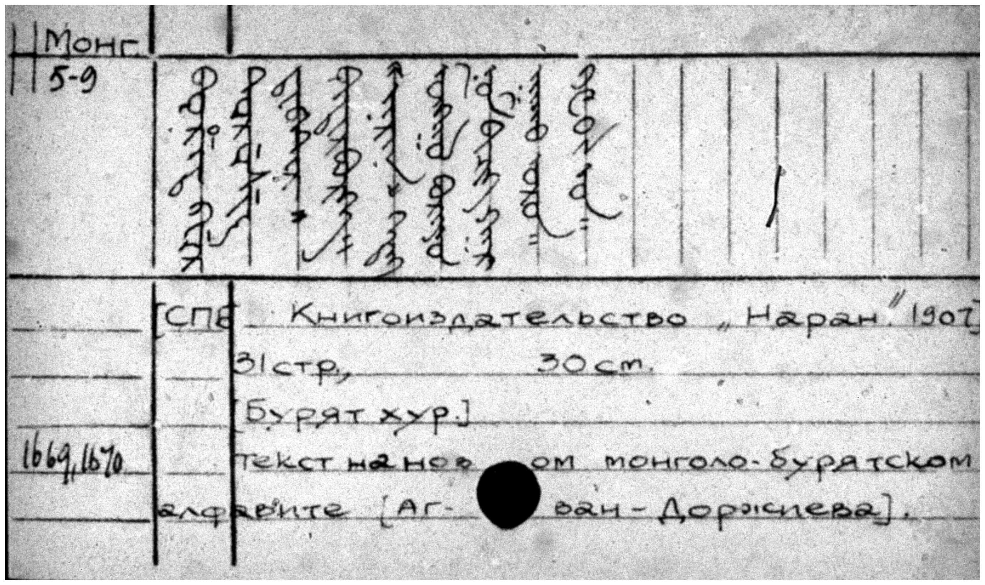 National Bibliography of Buriatiia – Slavic, East European & Eurasian ...