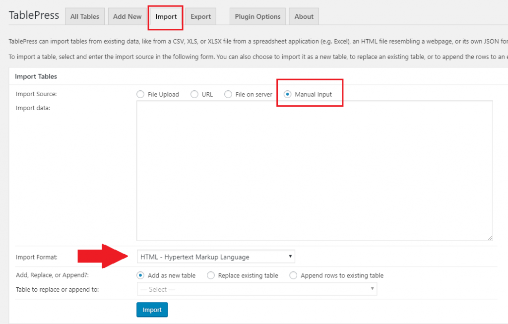 Creating Tables Using TablePress – WordPress Training – U of I Library